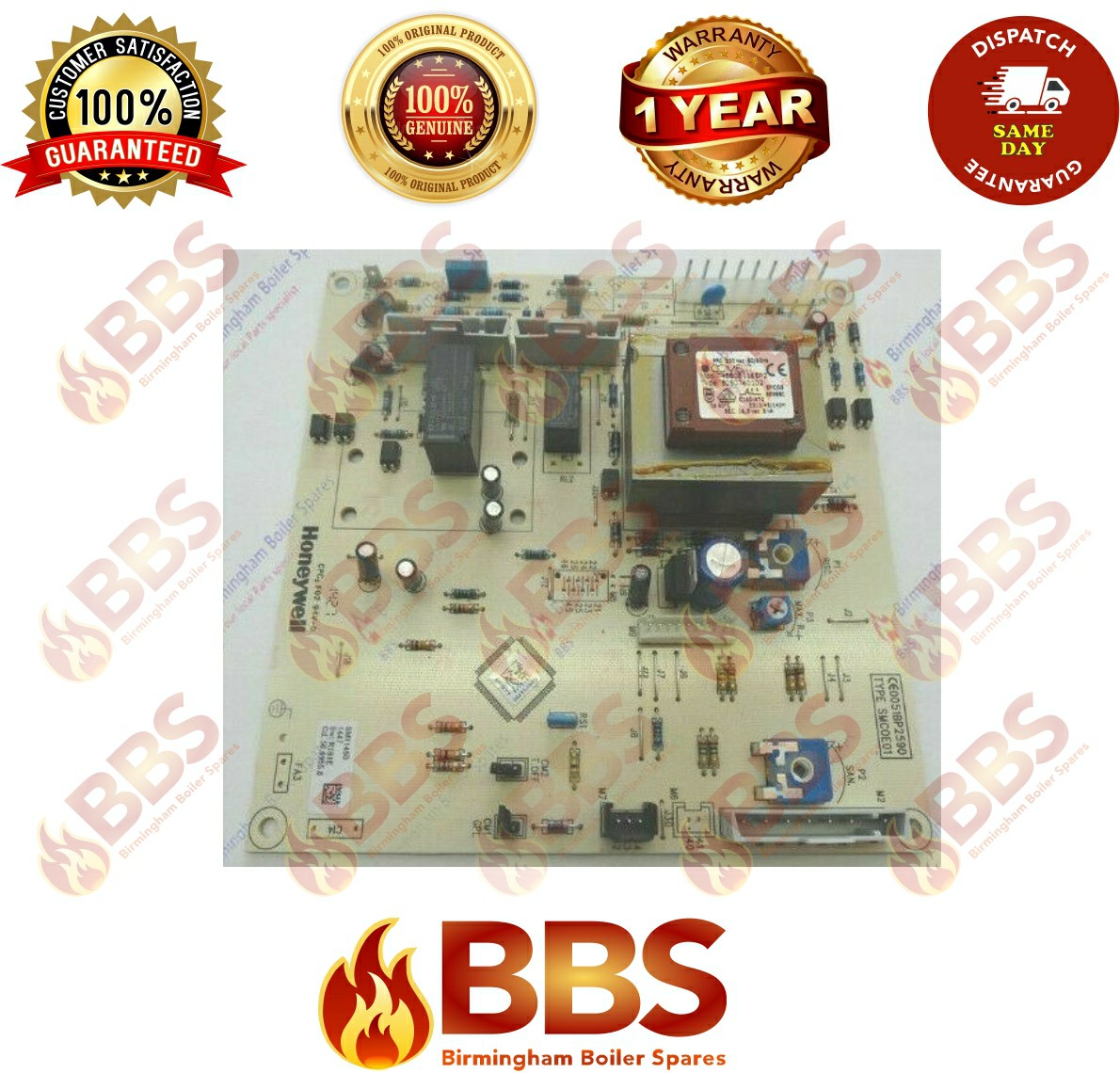 BAXI 24E MAIN PCB 0051BP2590 TYPE SMC0E01 LS REV.B 5669550 » Birmingham ...